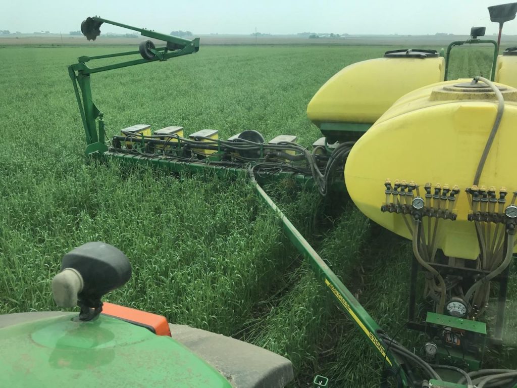Iowa farmer sees benefits of seeding into cover crops | Iowa ...