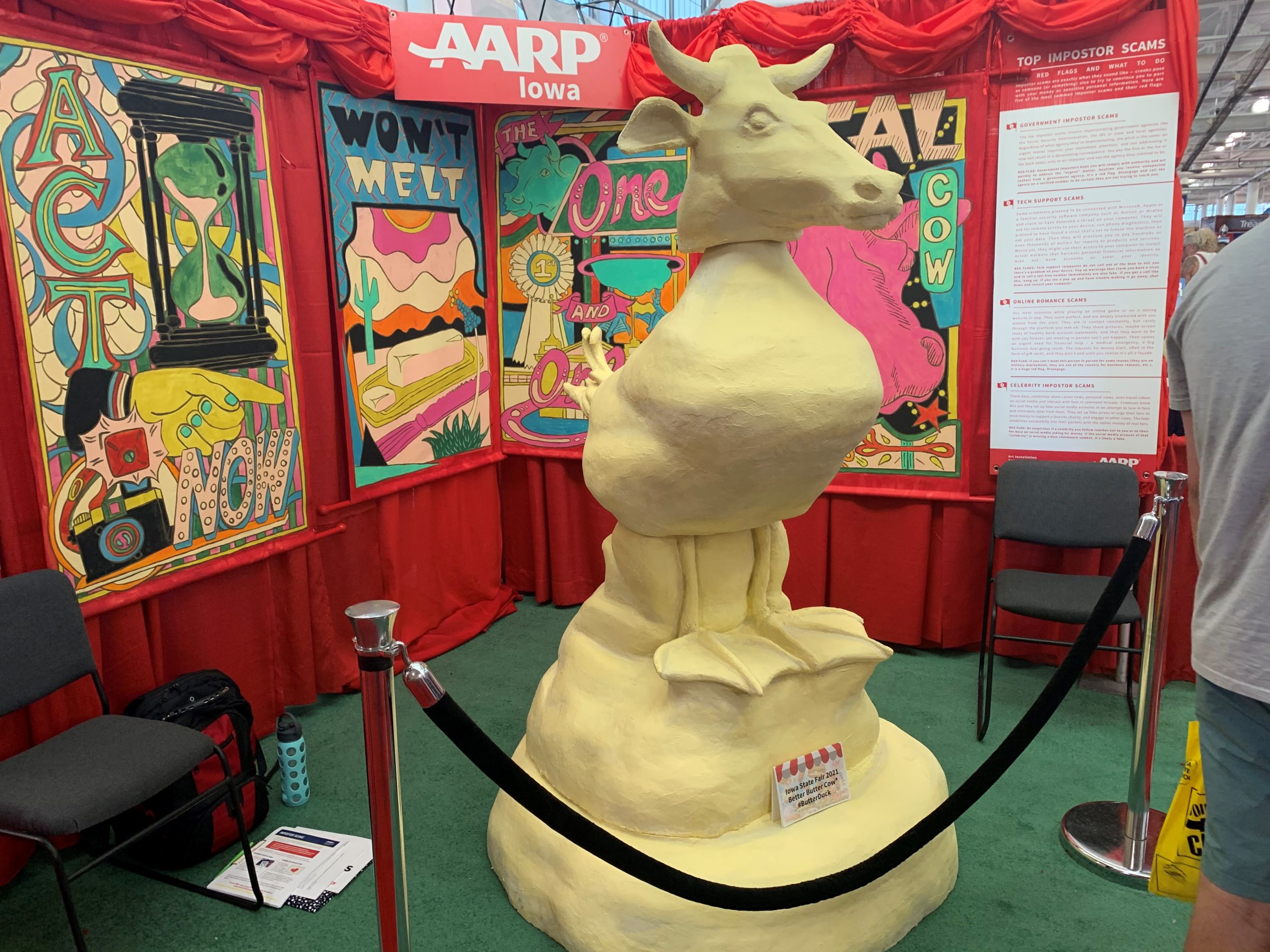 AARP’s Butter Duck raises imposter scam awareness | Iowa Agribusiness ...