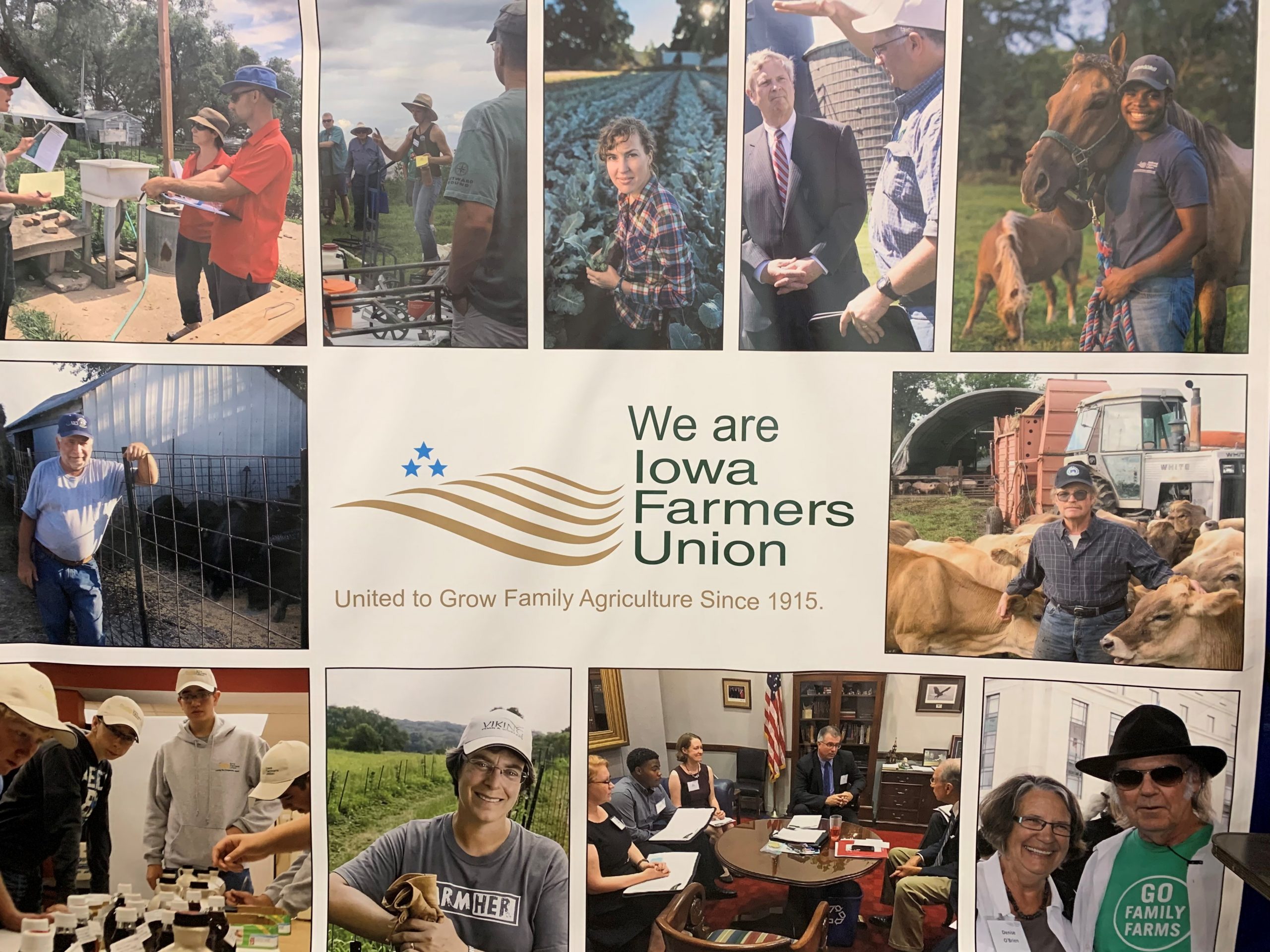 Iowa Farmers Union meeting with producers at State Fair | Iowa ...