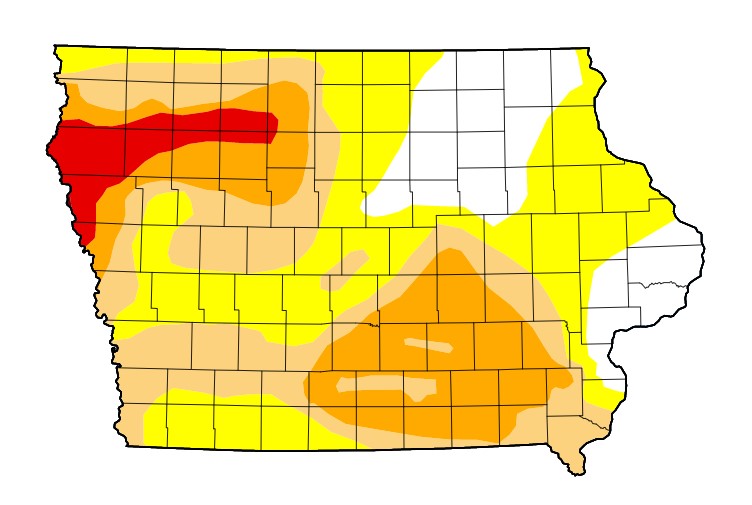 Drought conditions continuing as harvest gets fully underway | Iowa ...